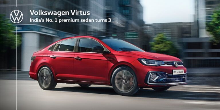 India’s most awarded premium sedan; The Volkswagen Virtus, completes ...